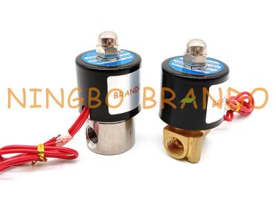 China 1/4'' Inch Direct Acting NC UD-8 SUS-8 Water Brass Solenoid Valve for sale