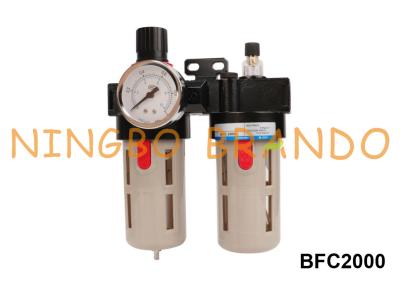 China 1/4'' NPT BFC2000 Airtac Type Air Filter Regulator With Lubricator for sale