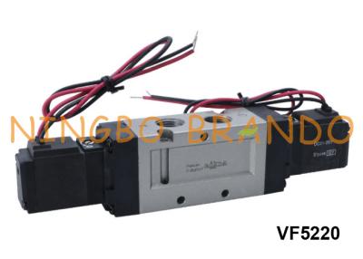Cina Tipo modo pneumatico 24V 220V di VF5220 SMC dell'elettrovalvola a solenoide dell'aria 5/2 in vendita
