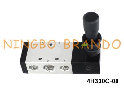 중국 4H330C-08 아이르타크 종류 설명서 수동 레버는 공기 5/3 방법을 밸브를 답니다 판매용