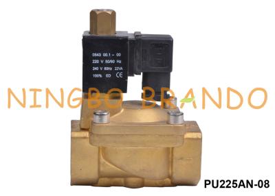China 1'' Brass Solenoid Valve 2 Way Normally Open 24 110 220 Volt for sale