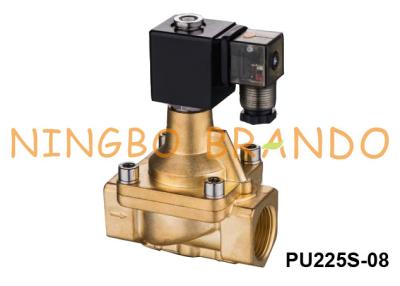 China PU225S-08 Shako Type 1'' 2/2 Way Steam Solenoid Valve 24VDC 220VAC for sale