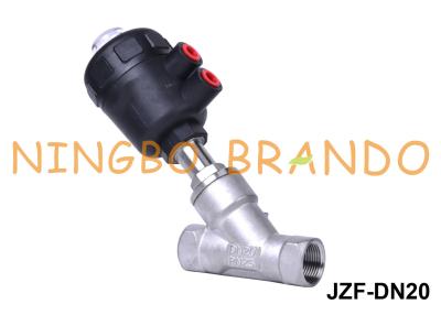 China 3/4“ 2/2 de Kleproestvrij staal van Seat van de Manier Pneumatisch Hoek Te koop