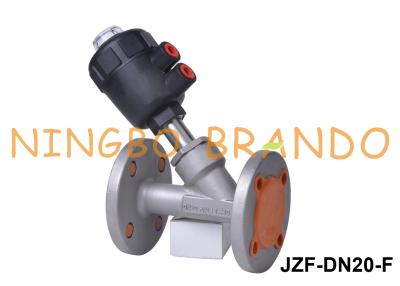 China DN20 3/4“ Van een flens voorzien y-Type Pneumatisch de Kleproestvrij staal van Hoekseat Te koop