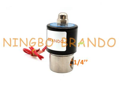 China 2S025-08 SUS-8 1/4'' Direct Acting Stainless Steel Solenoid Valve for sale