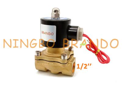 China UW-15 2W160-15 1/2 Inch NC Semi Diaphragm Brass Solenoid Valve for sale