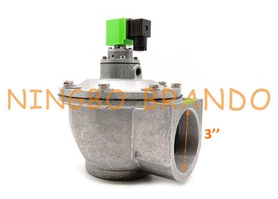 China DMF-Z-76S 3 Inch Right Angle Thread Dust Collector Diaphragm Valve for sale