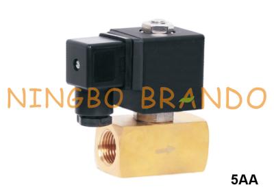 China 1/4“ 3/8“ 1/2“ Compacte Klep van de Messingssolenoïde 2 Manier sloot normaal 24V 220V Te koop
