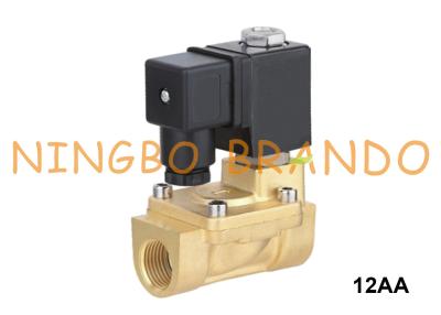 China 1'' 1 1/4'' 1 1/2'' 2'' Water Air Latching Brass Solenoid Valve 6VDC 12VDC 24VDC for sale