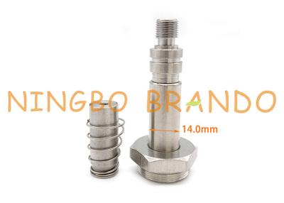 China Stainless Steel 14mm OD 3 Way Flow Control Solenoid Valve Armature for sale