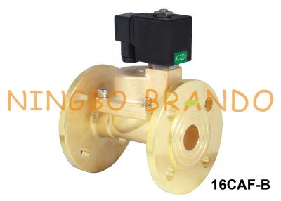 China 1'' 1 1/4'' 1 1/2'' 2'' Flanged Brass Solenoid Valve Steam 24 Volt 220 Volt for sale