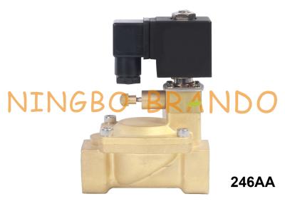China 1'' Manual Close Water Brass Solenoid Valve For Fire Protection for sale