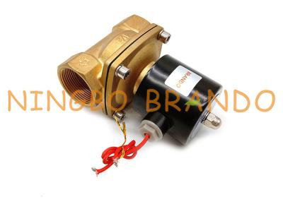 China UW-40 2W400-40 1-1/2 Inch Semi-Diaphragm Brass Solenoid Valve for sale