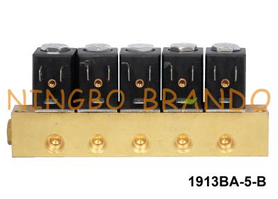 China Water Air 2 Way Brass Solenoid Valve With Manifold 24VDC 220VAC for sale