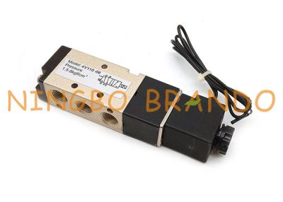 Китай Тип положение 1/8" AIRTAC пути 2 4V110-06 5 пневматический клапан соленоида продается