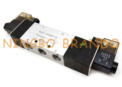 Китай Тип клапан Airtac соленоида закрытого центра пути 4V430C-15 5/3 пневматический продается