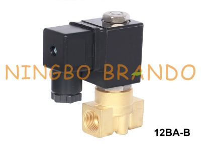 China 2 Way Direct Acting Water Air Latching Brass Solenoid Valve 6V 12V 24V DC for sale