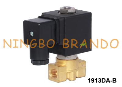 China 1/8 Inch Direct Acting Water Brass Solenoid Valve Two Way Normally Closed for sale