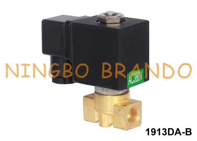 China 1/4 Inch Direct Operated Water Brass Solenoid Valve 2 Way Normal Close for sale