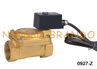 China Ex Proof Brass Solenoid Valve 2 Way Normally Closed 2'' 24VDC 220VAC for sale