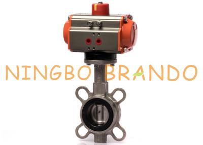 Китай Мягкая нержавеющая сталь 2" клапан-бабочки пневматического привода вафли места DN50 продается