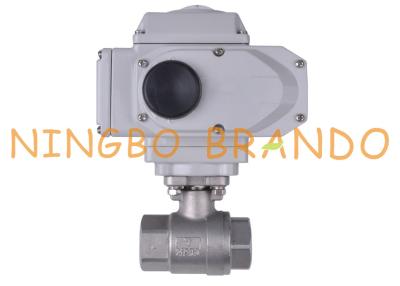 Китай 1" электрический силовой привод DN25 нержавеющая сталь шарикового клапана 2 частей продается