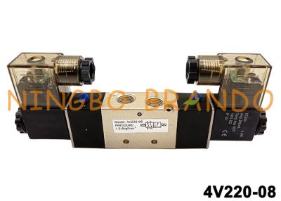 Китай тип 1 4V220-08 Airtac/4" пневматический клапан соленоида DC24V DC24V продается