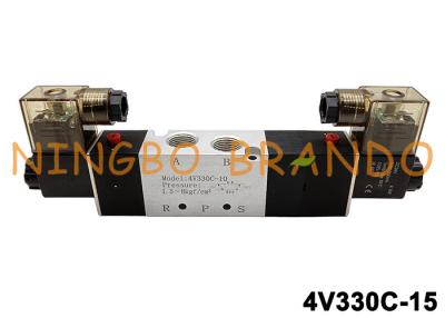 Китай Тип 3/8" 4V330C-10 Airtac пневматический центр 220V клапана соленоида близкий продается