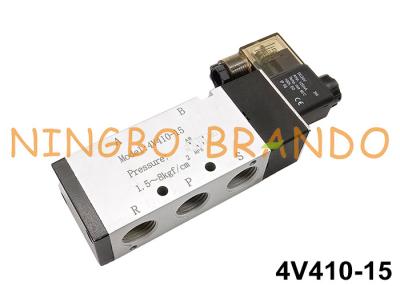 Китай Внутренне пилотируемый действующий пневматический клапан воздуха 1/2 соленоида» 4V410-15 продается