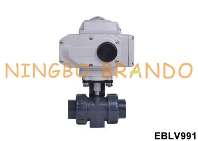 China Elektrische Actuator van pvc van 24VDC 220VAC UPVC CPVC Plastic Kogelklep Te koop