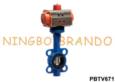 Chine Vanne papillon à commande pneumatique en caoutchouc avec actionneur pneumatique à vendre