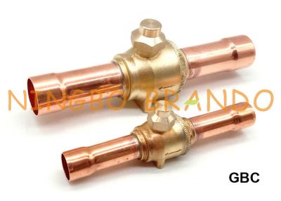 China GBC Series Danfoss Type Refrigeration Shut Off Ball Valve 1/4'' to 1 5/8'' for sale