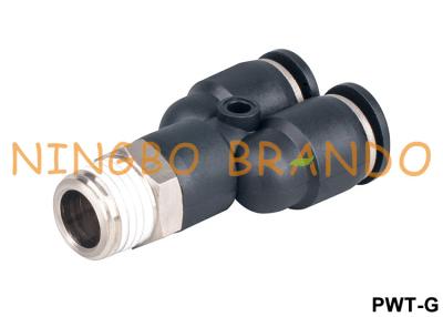 China PWT-G Male Y Type Pneumatic Hose Fittings Push To Quick Connect for sale