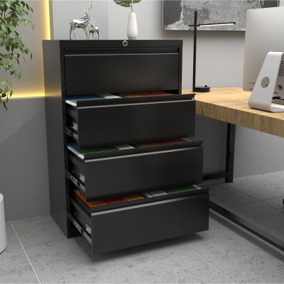 Cina mobilia laterale del Gabinetto del Primo Ministro dell'archivio 4 gabinetto di archivio laterale del metallo del cassetto del gabinetto di archivio di strato 4 in vendita