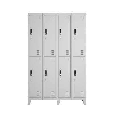 China Durable Metal Locker Cabinet School Locker Room Cabinet 2 Door for sale