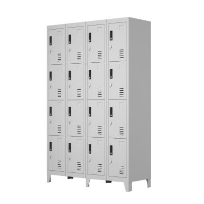 China Office Workshop Metal Locker Cabinet Gym Multi Door  With Standing Legs for sale