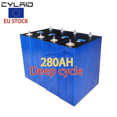 Cina 280Ah Lifepo4 Batteria Celle Durable 3.2V Batteria ricaricabile per sistema di energia solare in vendita