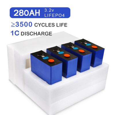 Cina Sistema di accumulo di energia Cella da 280Ah Batteria ricaricabile da 3,2 V per applicazioni ad alta potenza in vendita