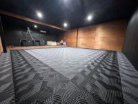 China Interlocking Epoxy Garage Floor Tiles 400x400x18mm Chemical Oil Stain Resistant for sale