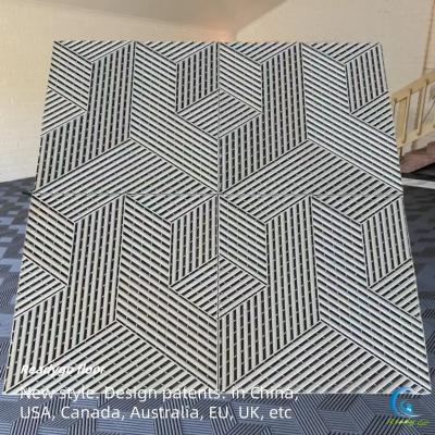 Polypropylene Garage Floor Tiles 2500Lbs Interlocking Garage Flooring Chemical Resistance