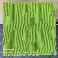China PP Garage Floor Tiles 15.75x15.75 Inch Interlocking 2500lbs Capacity Black for sale