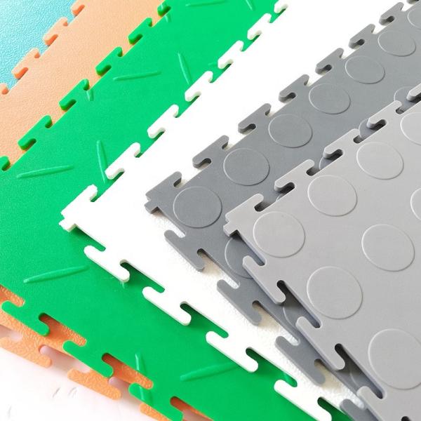 Quality Waterproof Gray PVC Garage Flooring Tile For Indoor Outdoor for sale