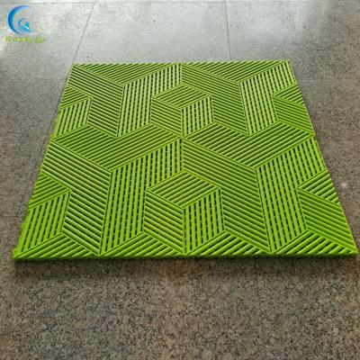 China Upgrade Your Space with Interlocking 3D Cubic Pattern Tile 1.2 Lbs Per Tile Easy to Maintain for sale
