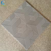 China Interlocking Garage Tile 3D Cubic Pattern 25000 Lbs Per Sq Ft Load Capacity Waterproof for sale
