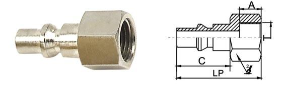Swiss Type Air Quick Disconnect Couplings LAO Suitable For Restricted Space 4