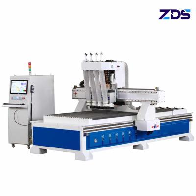 China Router de alta velocidade do CNC do Woodworking da multi linha central feita sob encomenda para a gravura de madeira à venda