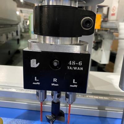 Cina perforatrice del foro della cerniera della testa del doppio di 380V 1.1kw*2 per le plance di legno in vendita