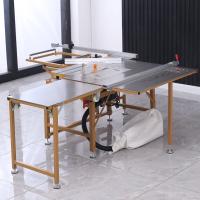 China ZDS Foldable Lightweight Precision Sliding Table Saw With Cart for sale