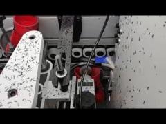 Woodworking Linear Panel Furniture Edge Banding Machine PLC intelligent control