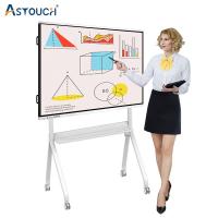 China Android 11 White Touch Interactive Flat Panel 98 Inch Intelligent For Infrared Display for sale